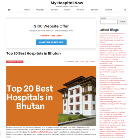 Top 20 best Hospitals in Bhutan – Best Cosmetic Hospitals