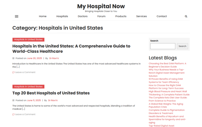 Hospital In United States – Best Cosmetic Hospitals