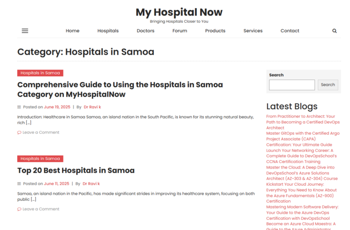 Finding the Best Hospital in Samoa: Navigating Healthcare in the ...